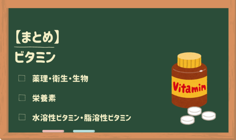 【まとめ】ビタミン ゴロナビ〜薬剤師国家試験に勝つ〜